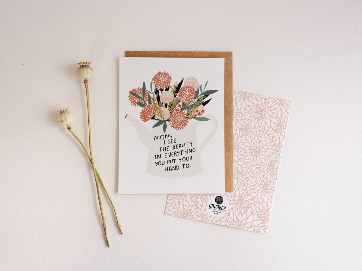 Mom Flowers Card – REBEL HEART VT